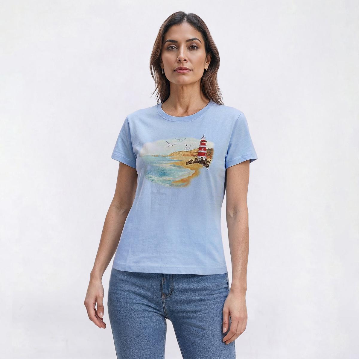 Click here for Womens Top Stitch By Morning Sun Lighthouse Seagul... prices